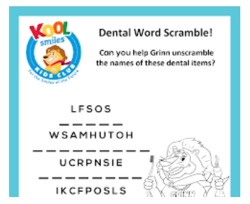 Childrens dental health month